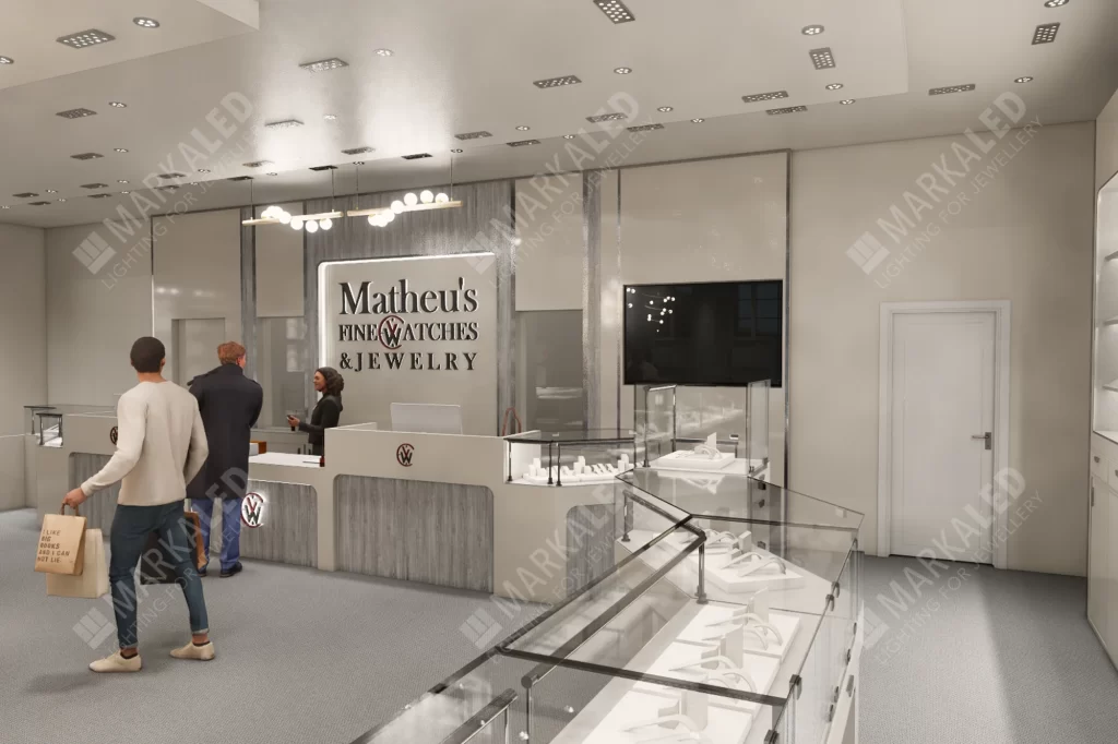 Jewelry Store Lighting Project Lakewood / Washington – USA – MarkaLED ...